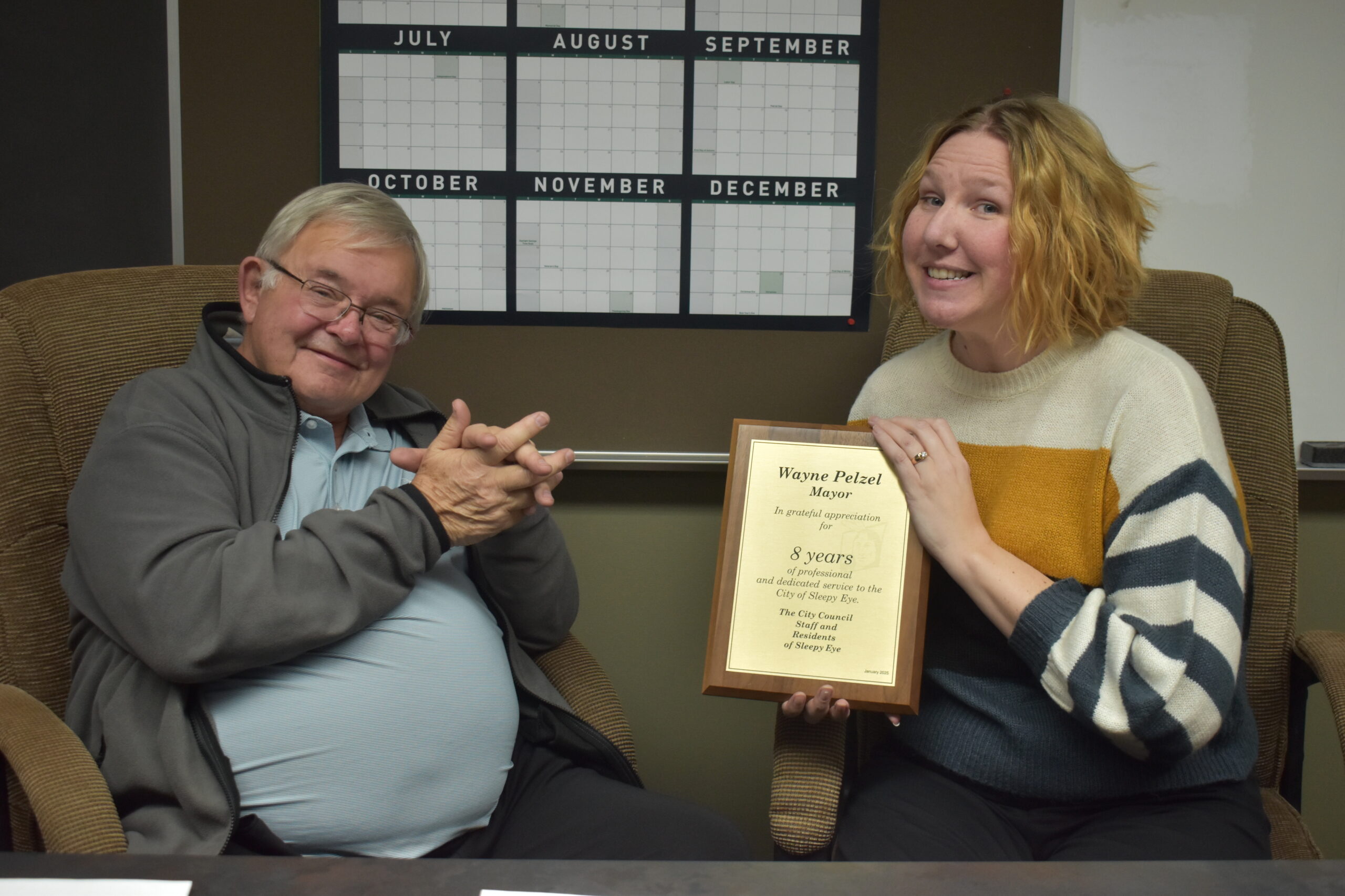 Mayor Pelzel honored | News, Sports, Jobs - The Journal